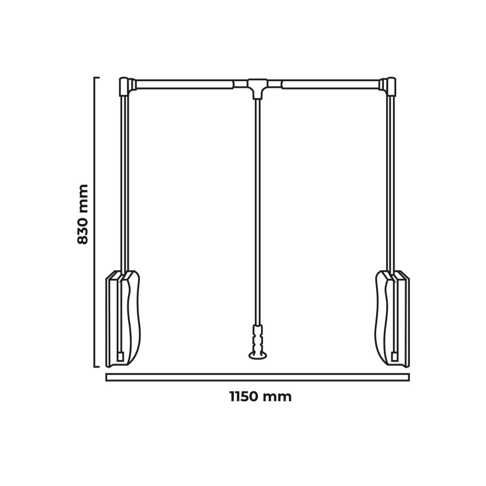 Porta traje con cierre lento – Herrajes Bulnes